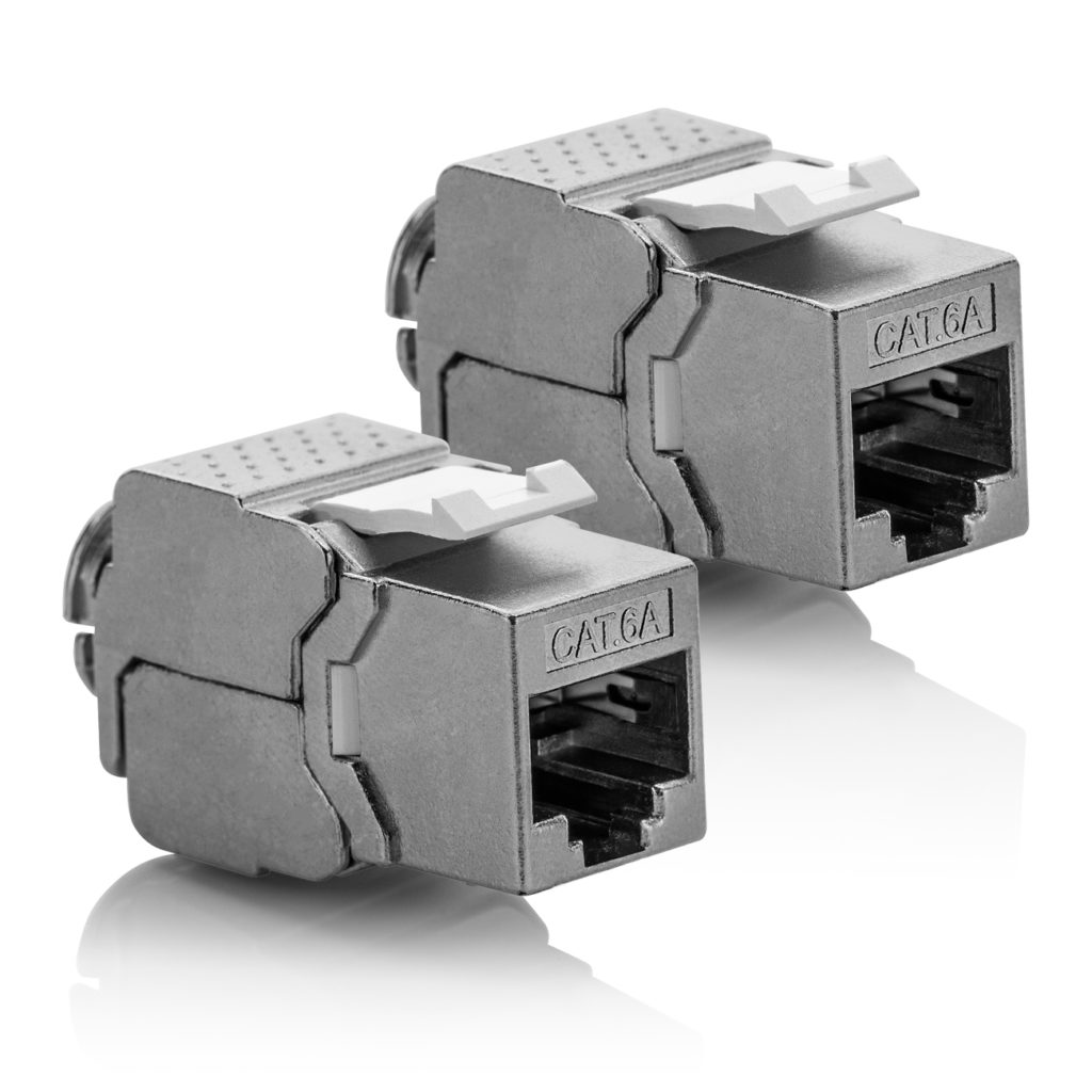 deleyCON Keystone Dose Netzwerkdose Datendose mit CAT 6a Keystone Jack ... deleyCON Keystone Dose Netzwerkdose Datendose mit CAT 6a Keystone Jack ...