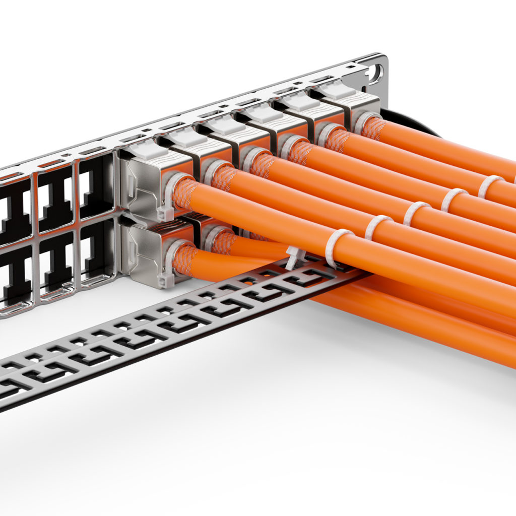 deleyCON 48 Port Patchpanel Patchfeld Modular für Keystone Module 1HE ...