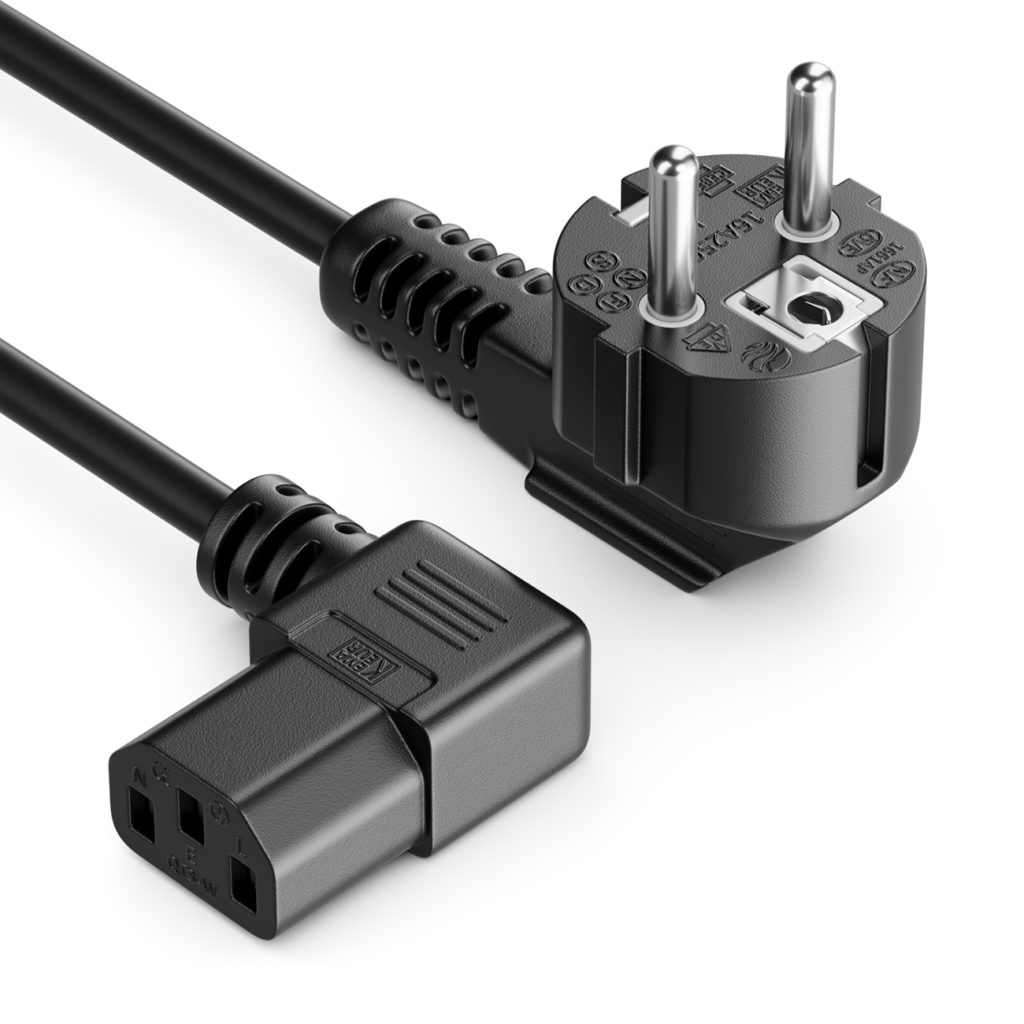 deleyCON Kaltgerätekabel Netzkabel Stromkabel Schutzkontakt Stecker Typ ... deleyCON Kaltgerätekabel Netzkabel Stromkabel Schutzkontakt Stecker Typ ...