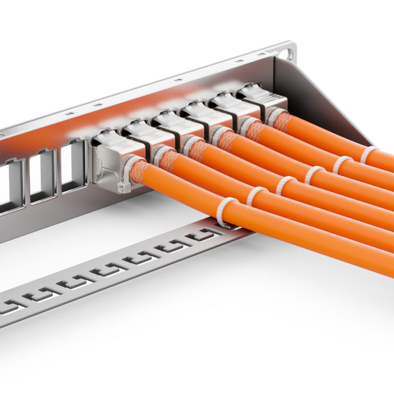 deleyCON 24 Port Patchpanel Patchfeld Modular für Keystone Module 1HE ...