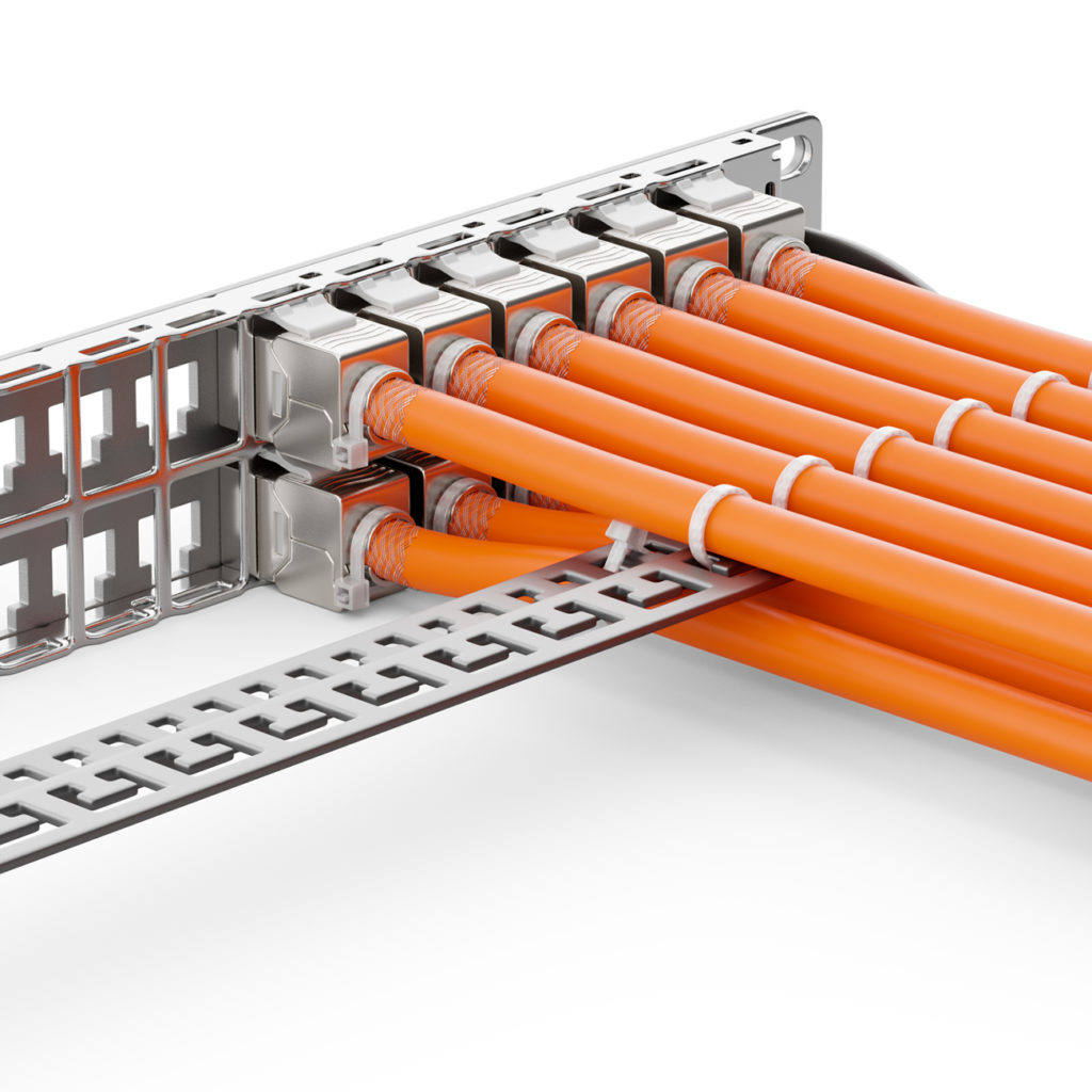 deleyCON 48 Port Patchpanel Patchfeld Modular für Keystone Module 1HE ...