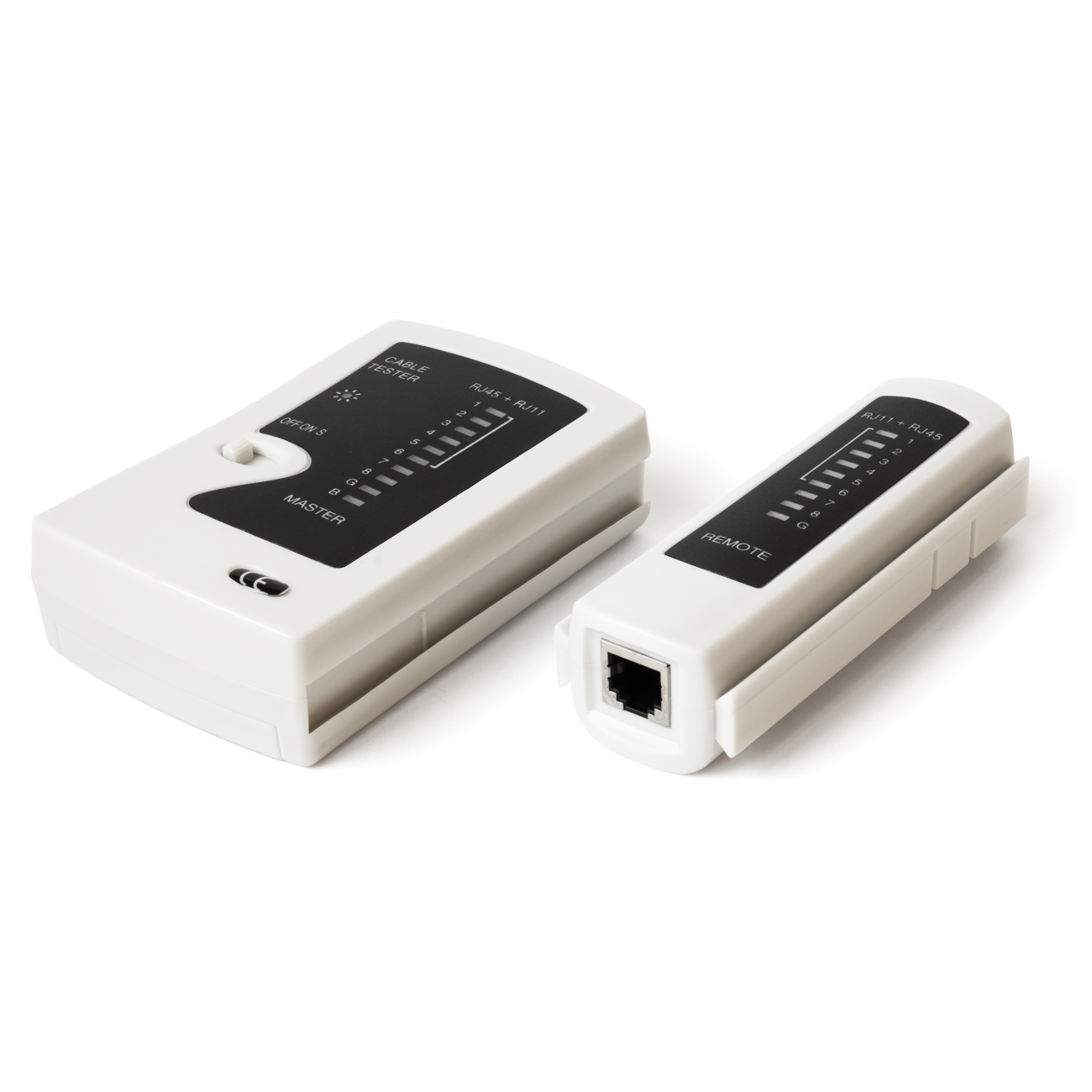 deleyCON Netzwerk Kabeltester RJ11 RJ12 RJ45 ISDN LAN Netzwerkkabel ...