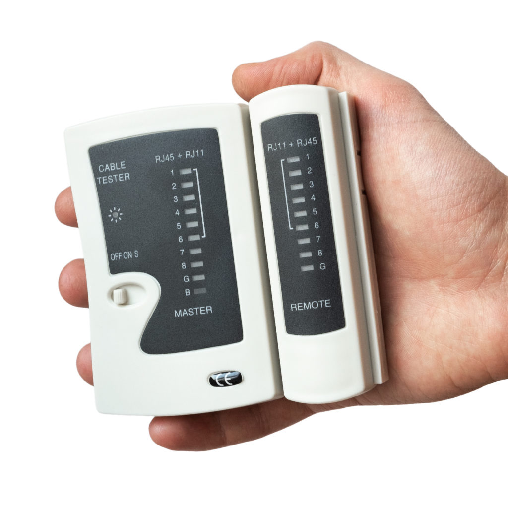 deleyCON Netzwerk Kabeltester RJ11 RJ12 RJ45 ISDN LAN Netzwerkkabel ...