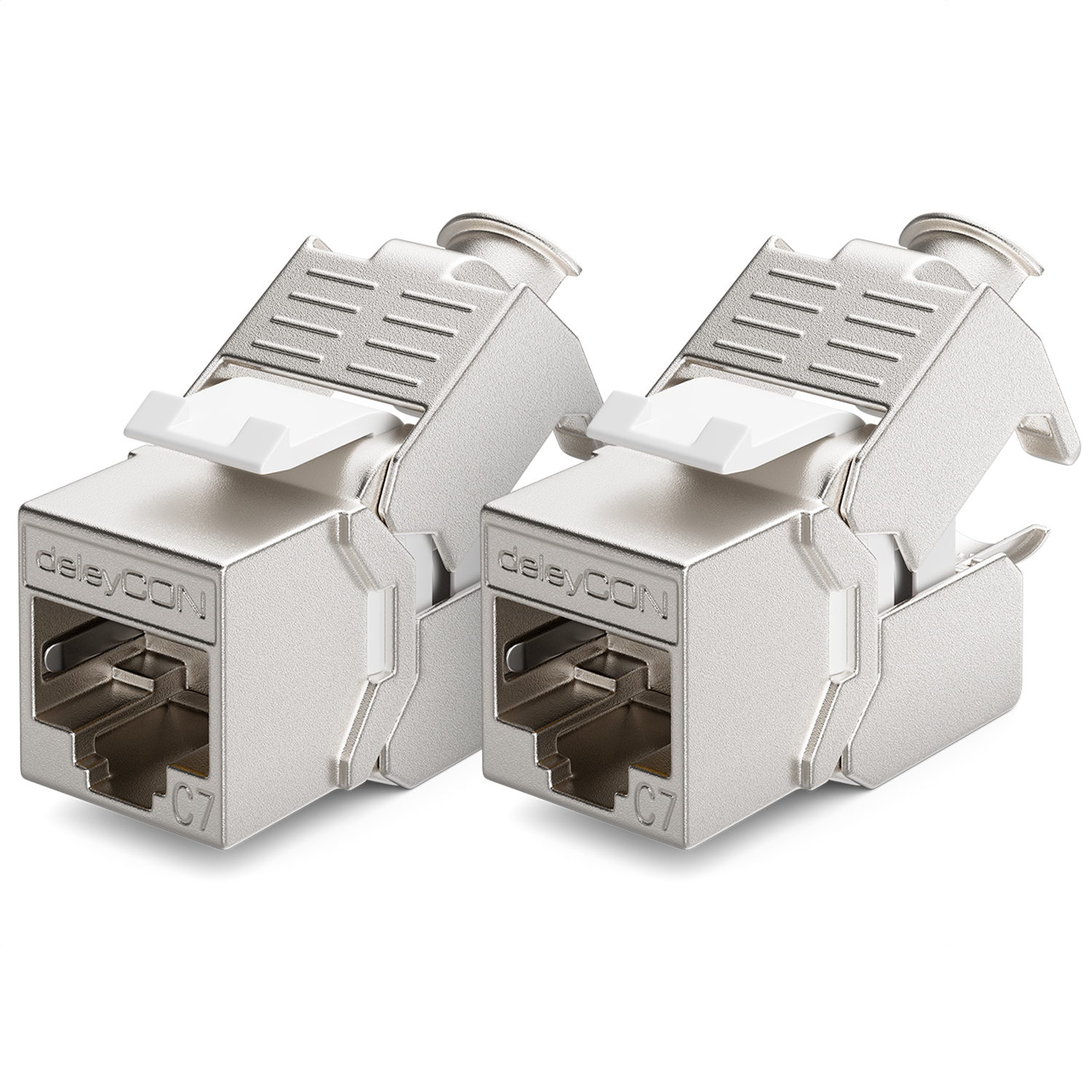 deleyCON CAT 7 Keystone Jack Modul Optimal für CAT7 CAT6 CAT6a ...